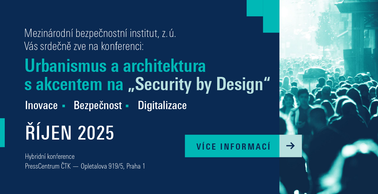 Konference – Urbanismus a architektura s akcentem na „Security by Design“ | MBI - Mezinárodní ...